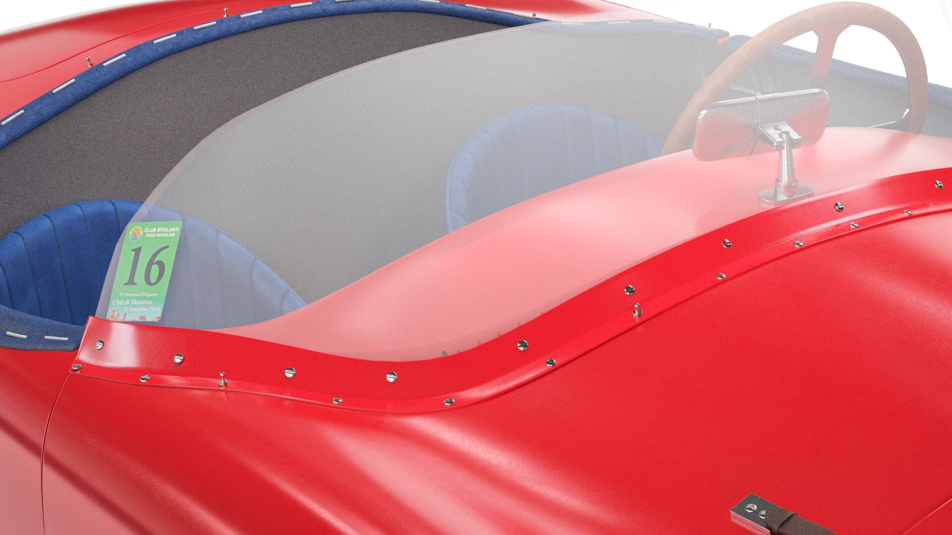 Osca Car Red - 3D Model by 3dxin