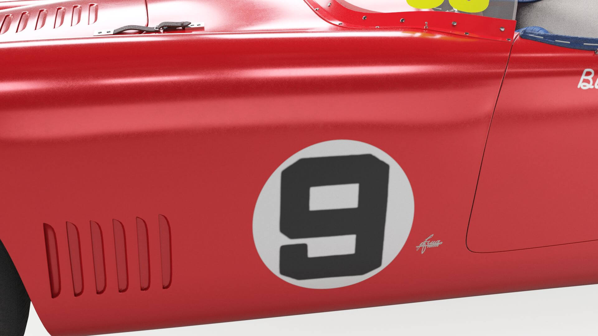 Osca Car Red - 3D Model by 3dxin