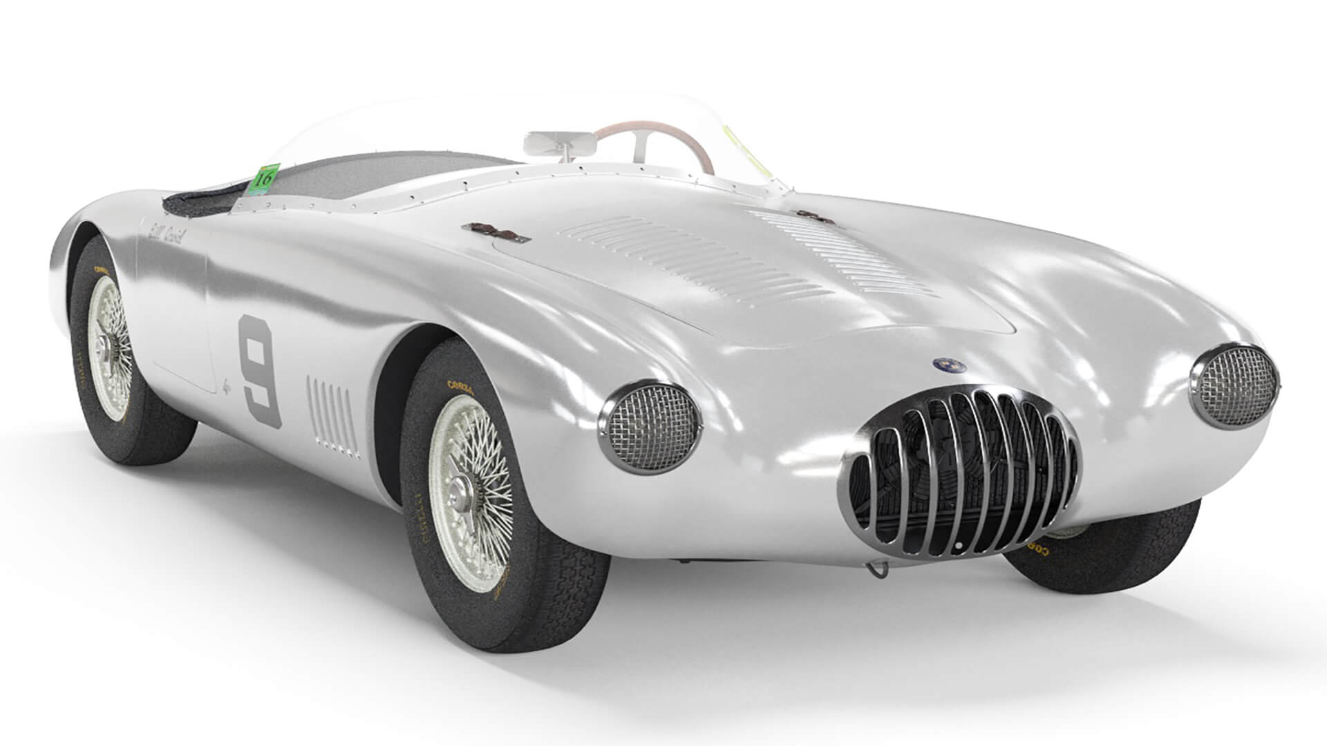 Osca Car White - 3D Model by 3dxin