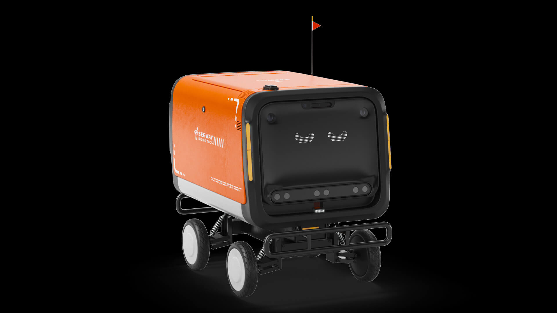 Outdoor Delivery Robot Segway E1 - 3D Model by 3dxin