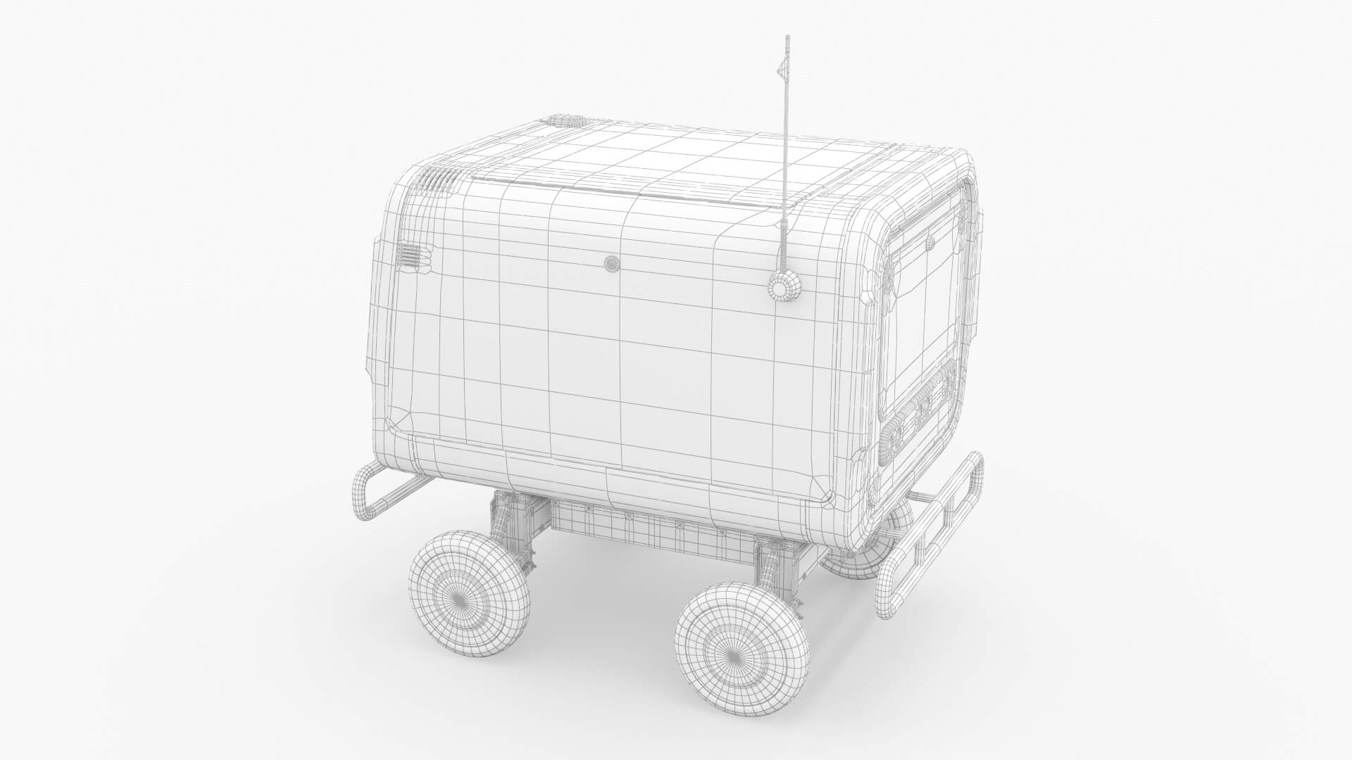 Outdoor Delivery Robot Segway E1 - 3D Model by 3dxin