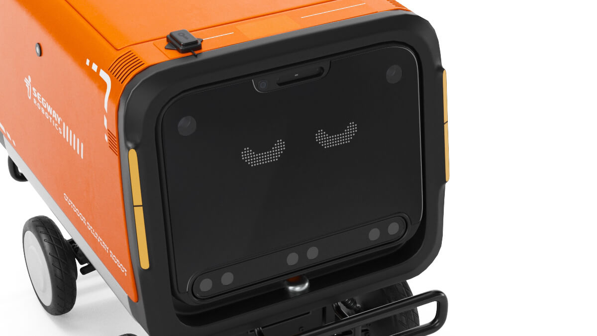 Outdoor Delivery Robot Segway E1 - 3D Model by 3dxin