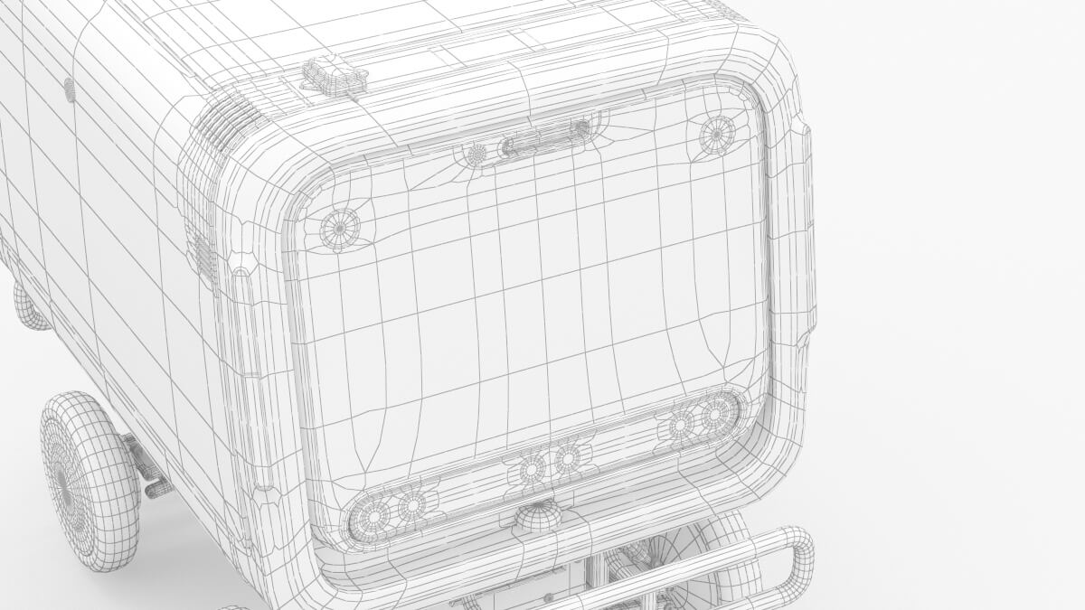 Outdoor Delivery Robot Segway E1 - 3D Model by 3dxin