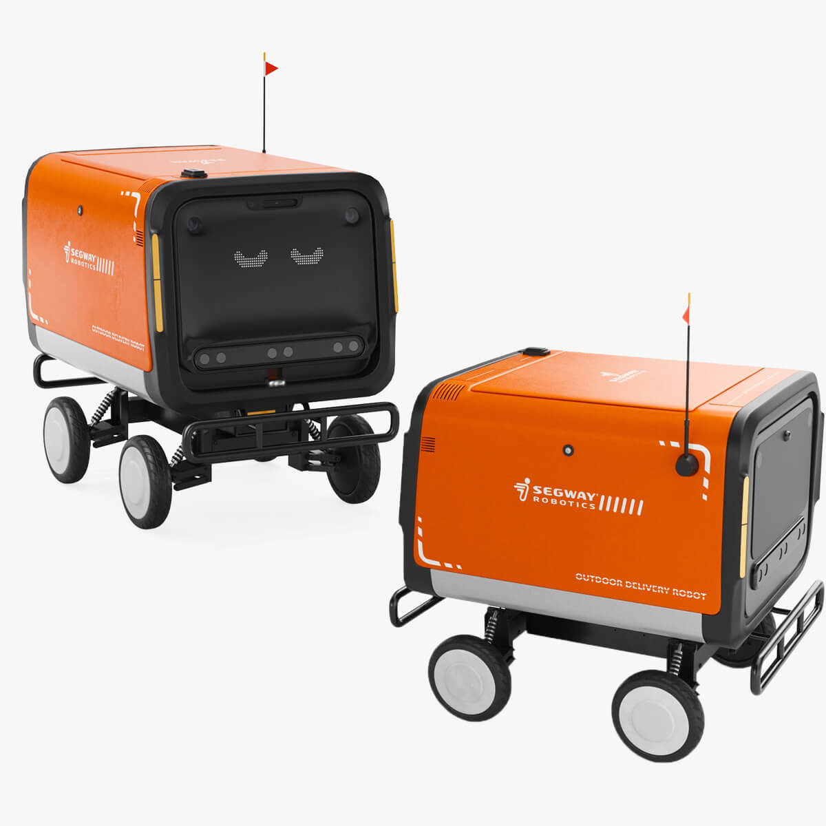 Outdoor Delivery Robot Segway E1 - 3D Model by 3dxin