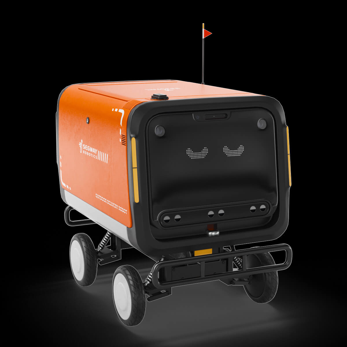 Outdoor Delivery Robot Segway E1 - 3D Model by 3dxin