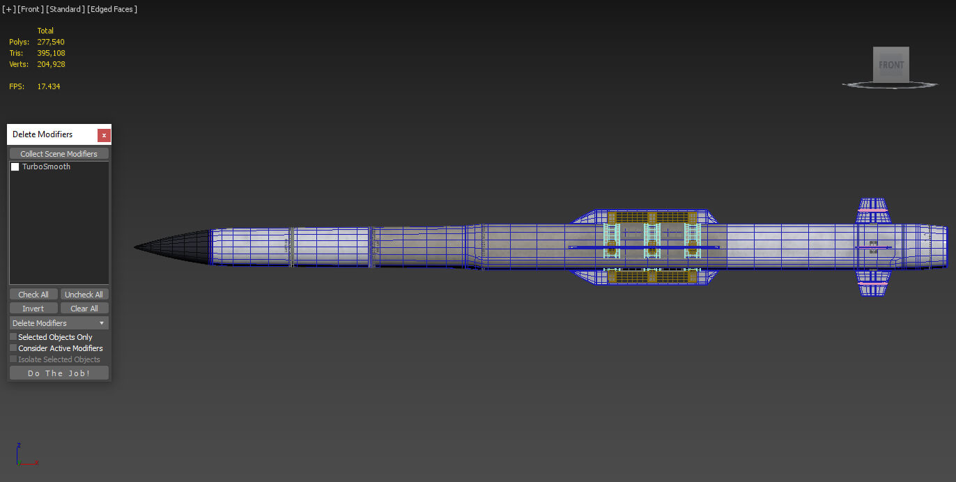 PAC-3 Air Defense Missile 3D Model by 3dxin