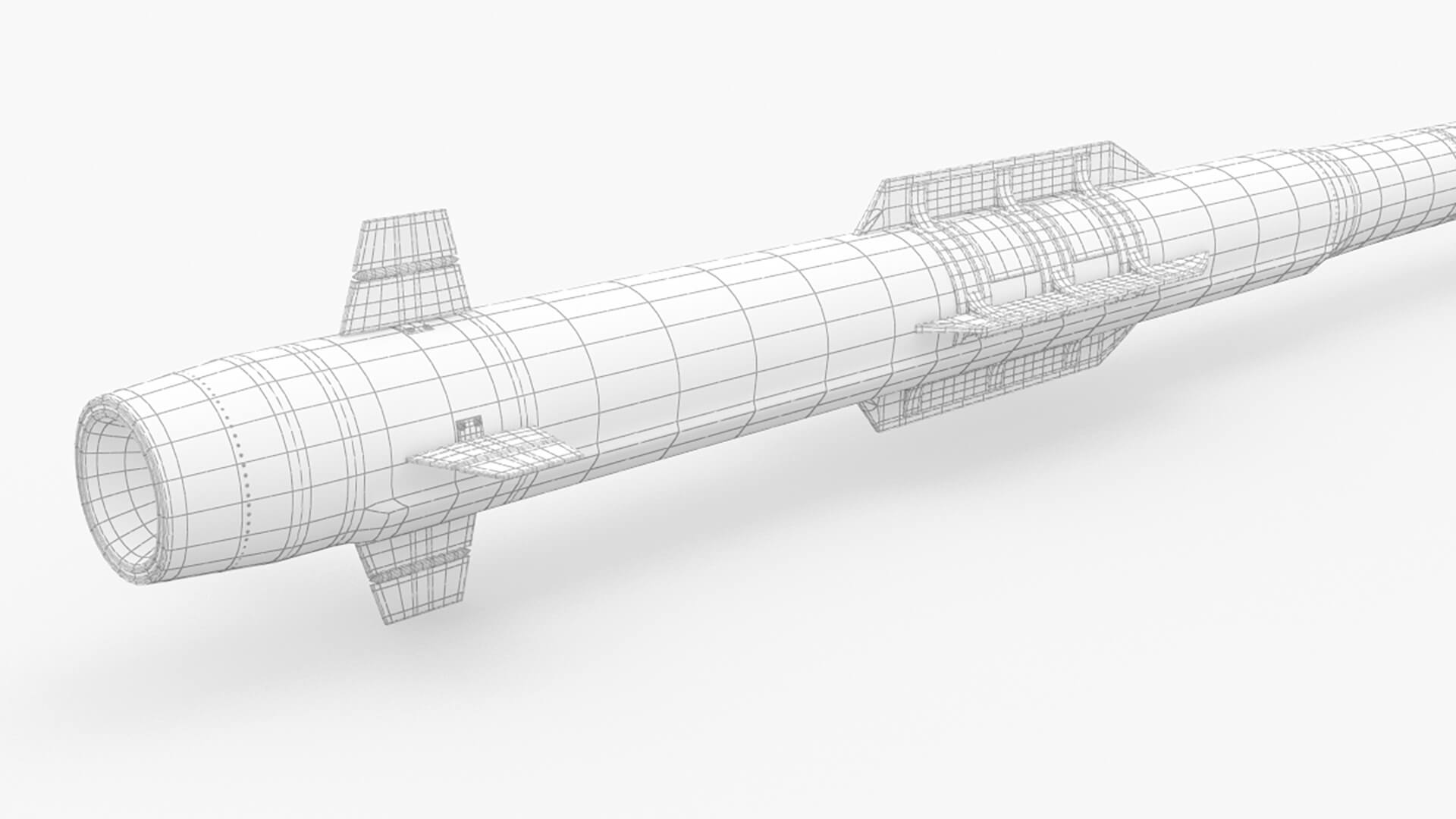 PAC-3 Air Defense Missile 3D Model by 3dxin