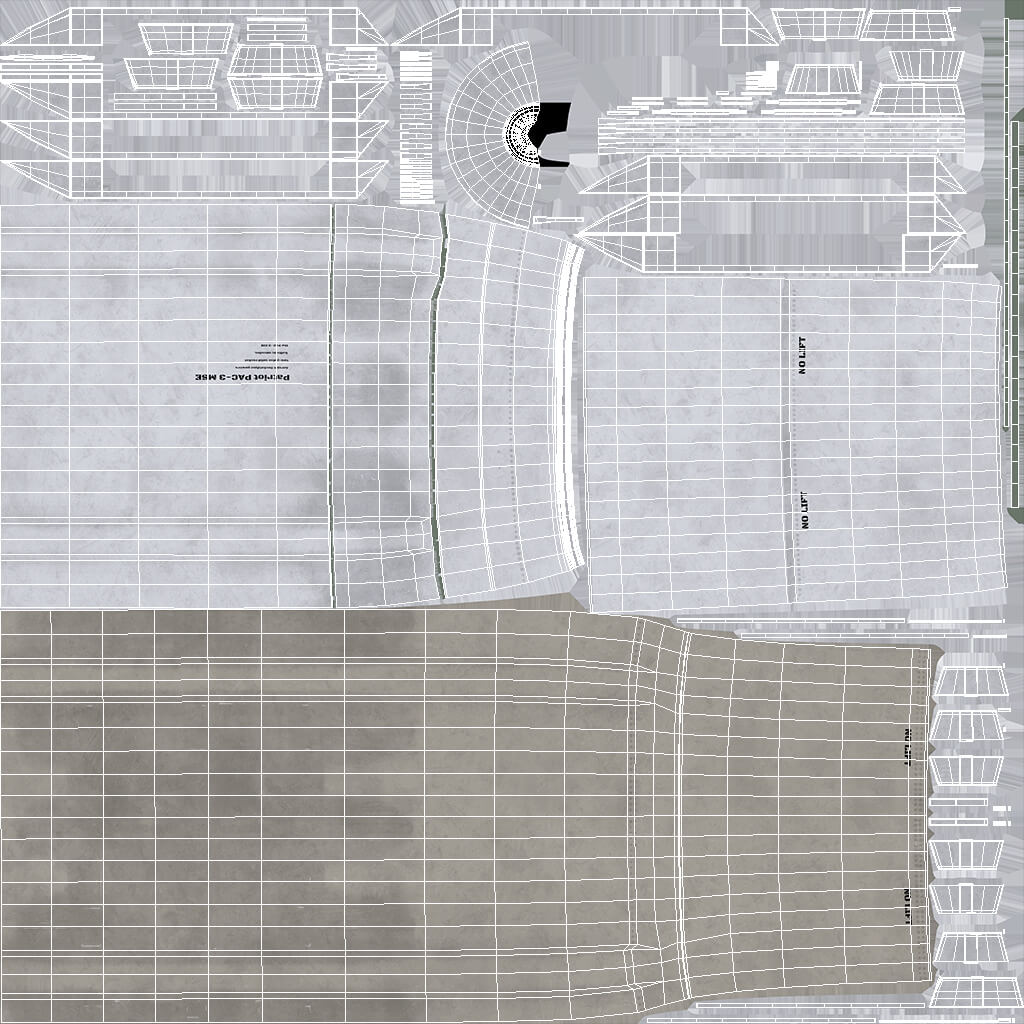 PAC-3 Air Defense Missile 3D Model by 3dxin