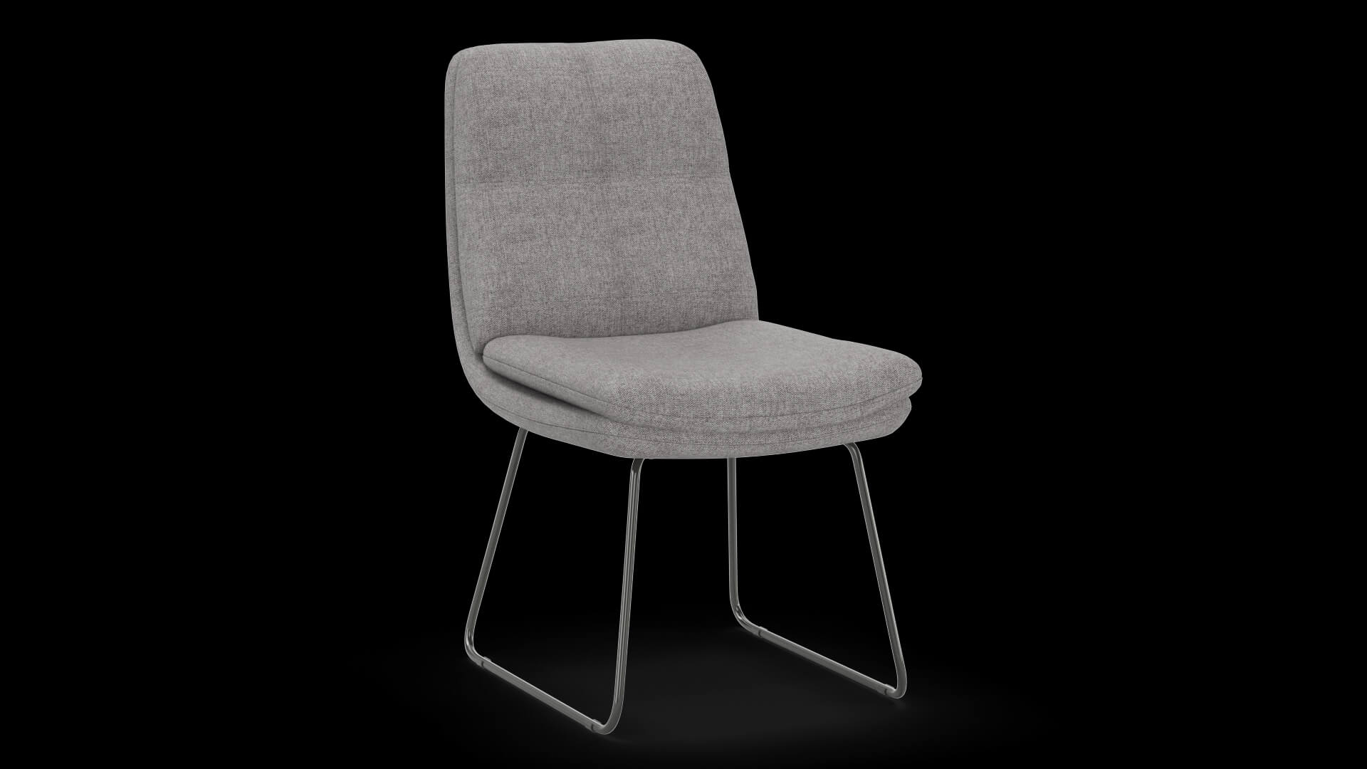 Paula 85200 Upholstered Armless Chair - 3D Model by 3dxin