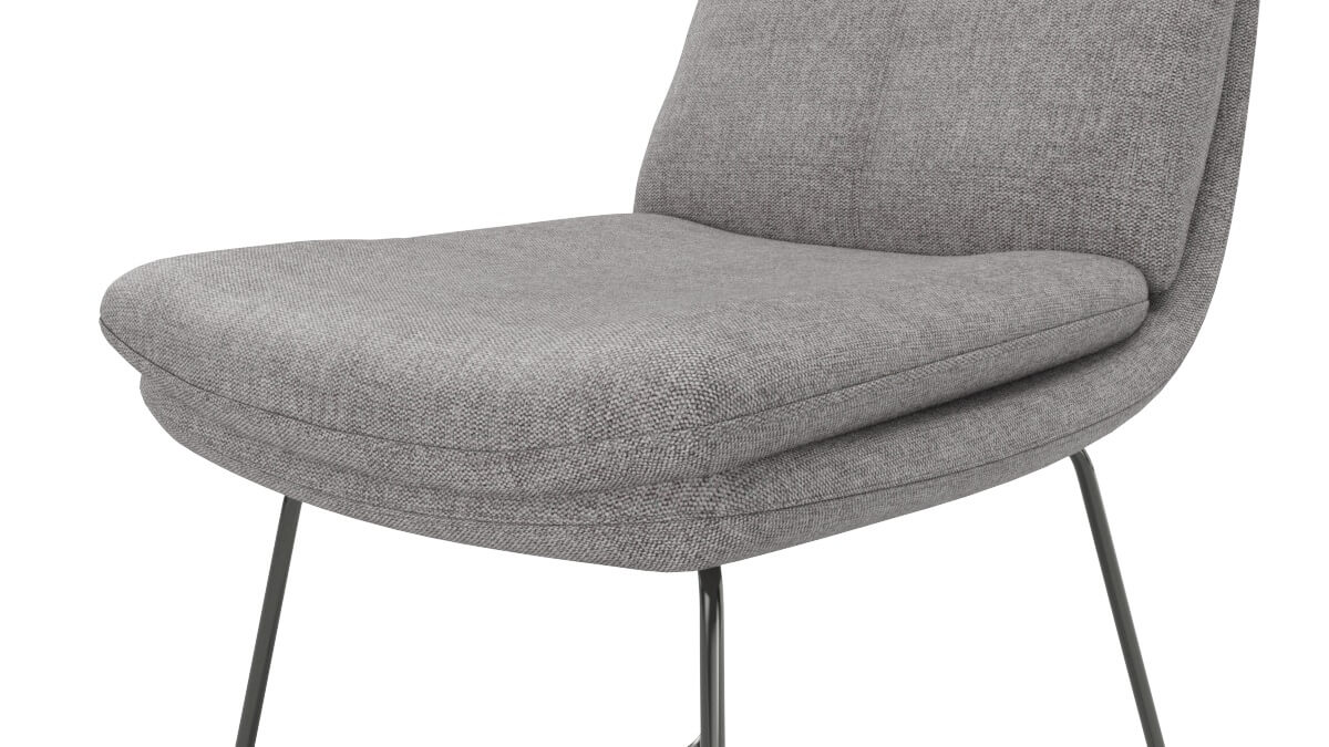 Paula 85200 Upholstered Armless Chair - 3D Model by 3dxin