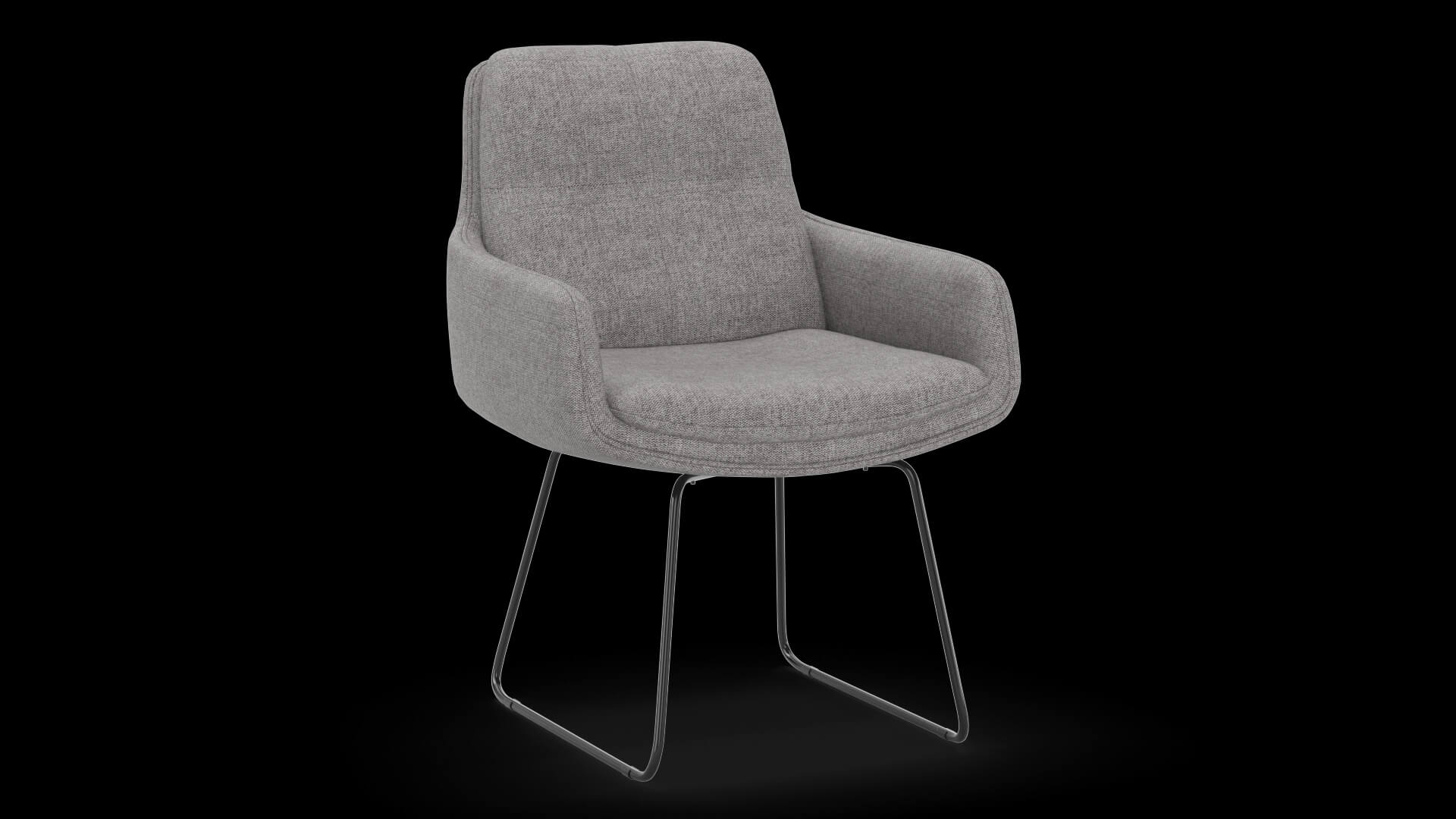 Paula 85202 Upholstered Arm Chair - 3D Model by 3dxin