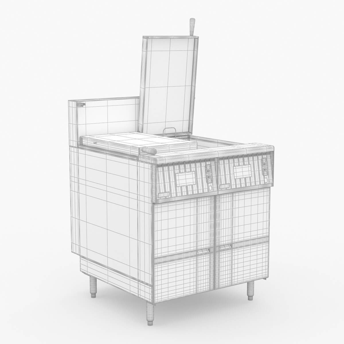 Pitco Srte14-2 Two Section Electric Commercial Rethermalizer 3D Model ...