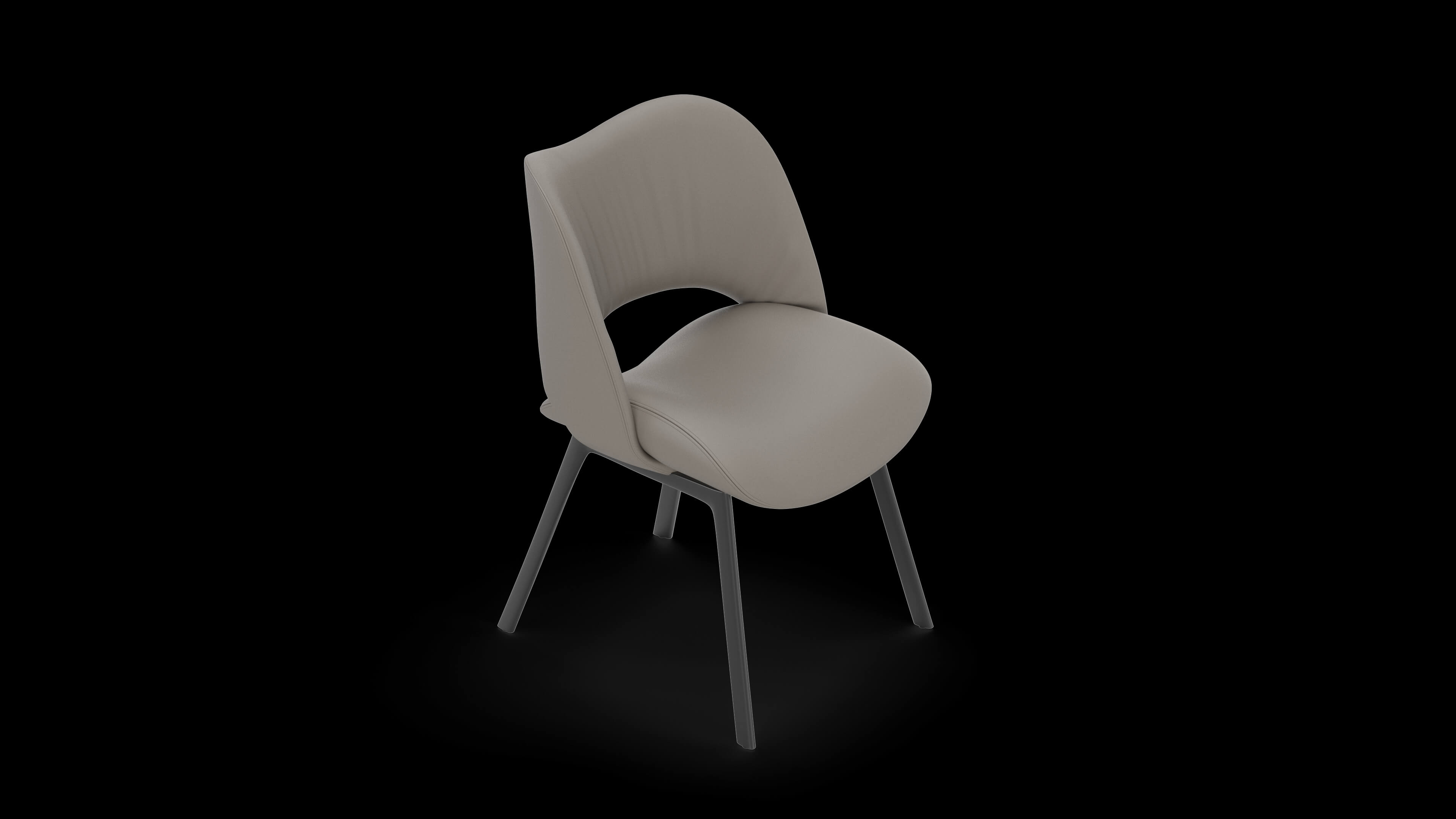 Poltrona Frau Nice Upholstered Leather Chair - 3D Model by 3dxin