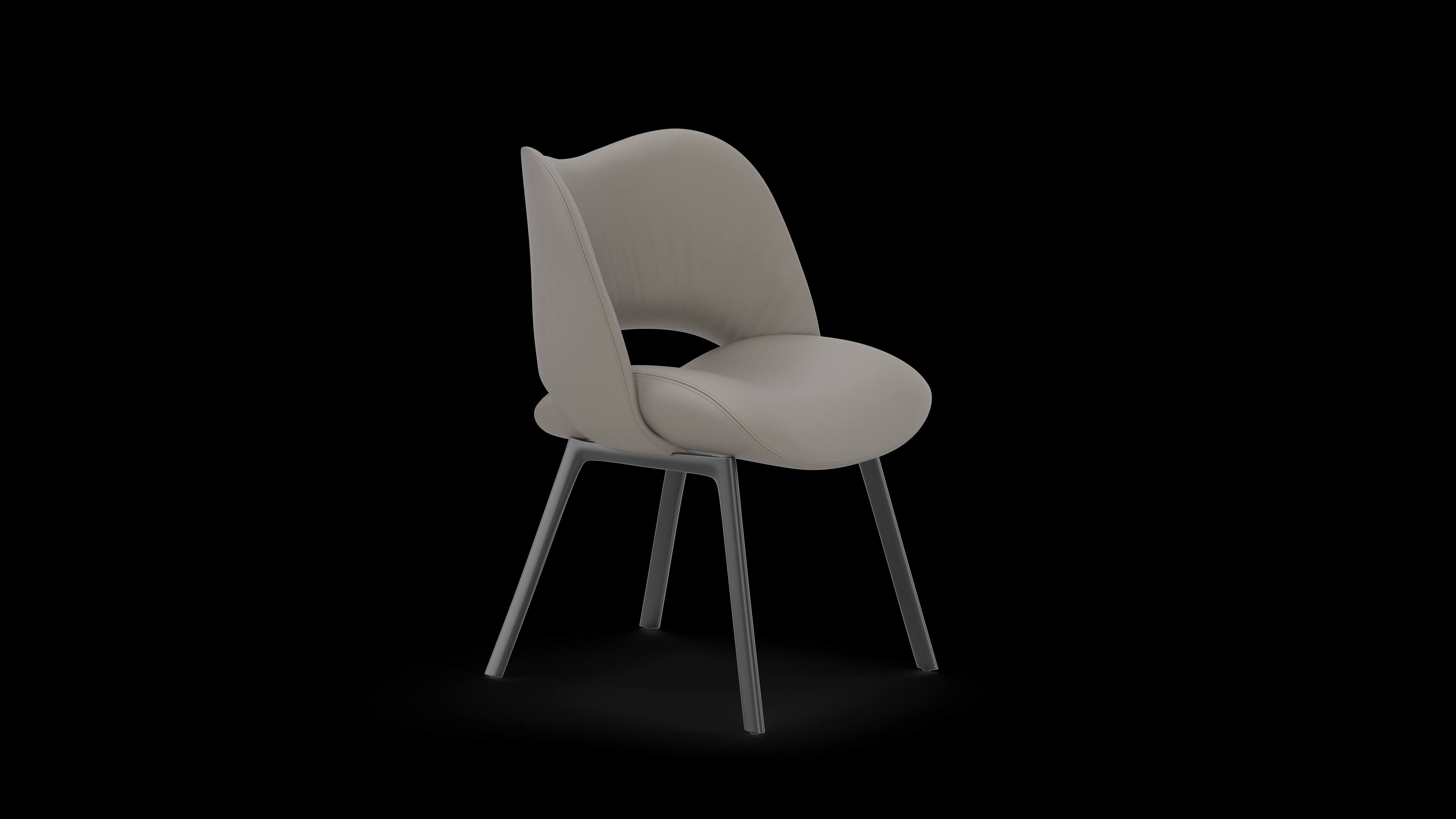 Poltrona Frau Nice Upholstered Leather Chair - 3D Model by 3dxin