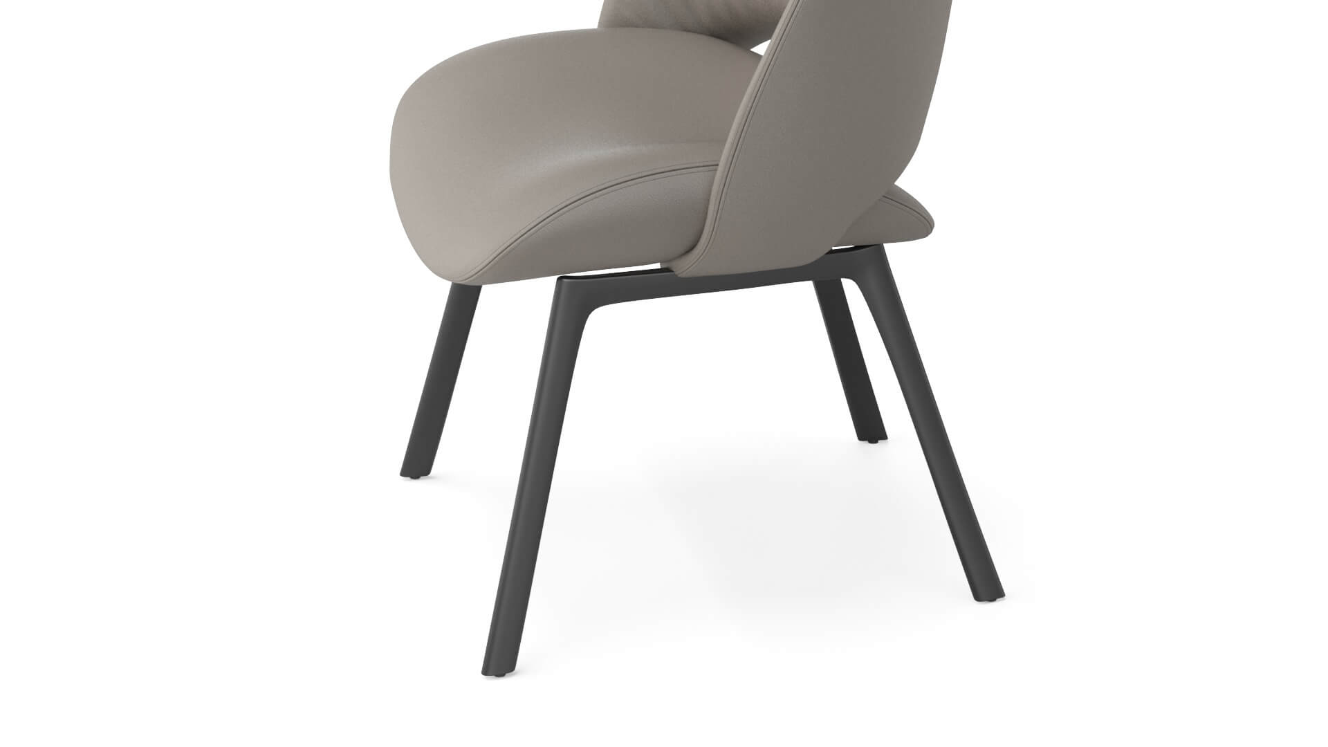 Poltrona Frau Nice Upholstered Leather Chair - 3D Model by 3dxin