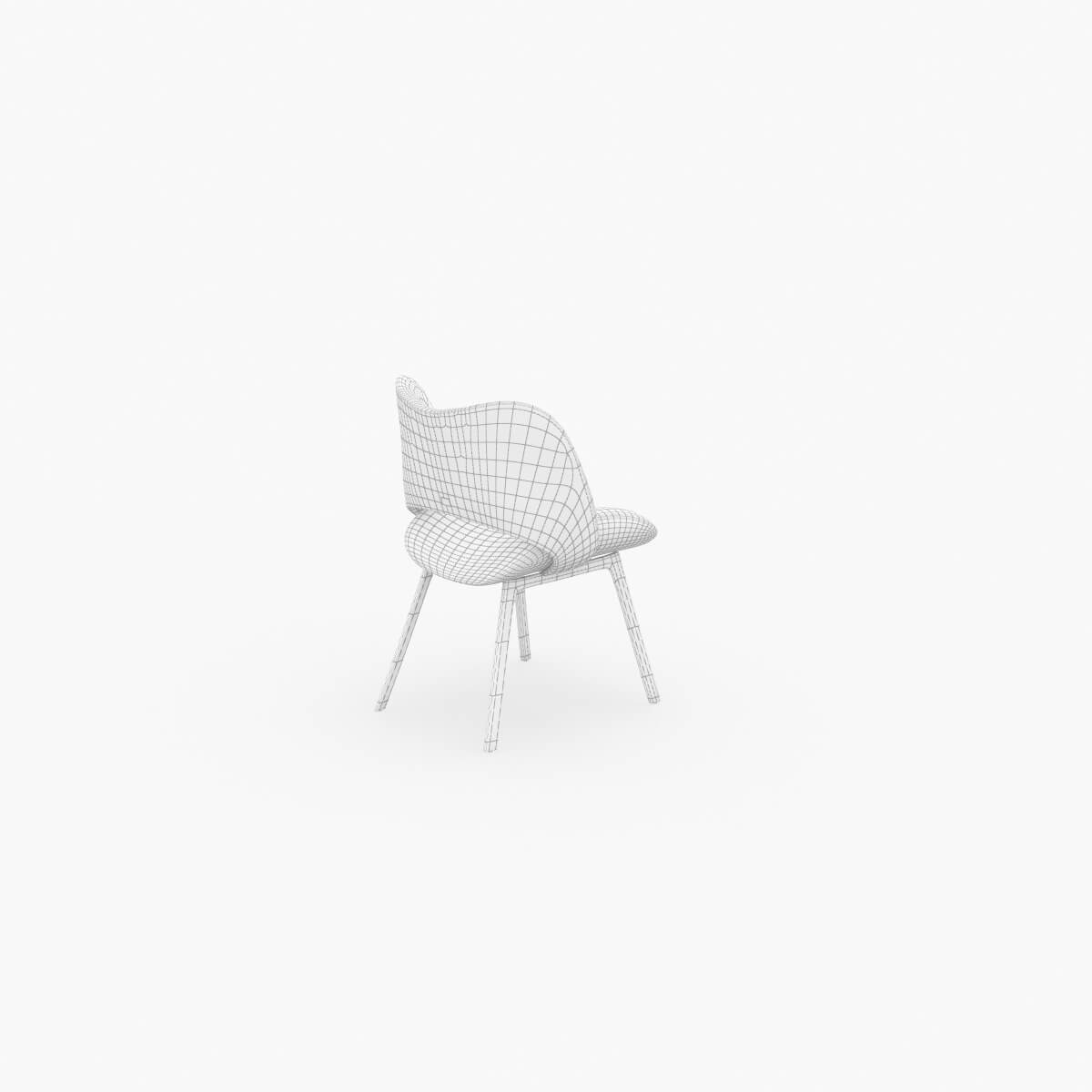 Poltrona Frau Nice Upholstered Leather Chair - 3D Model by 3dxin