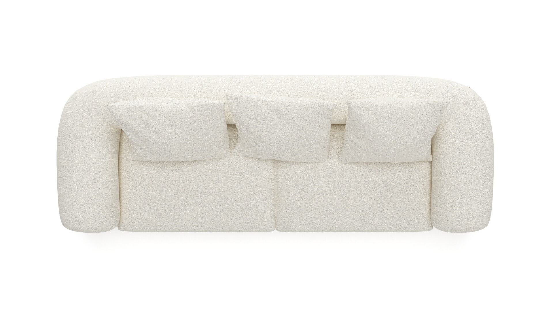 Porada Softbay 3 Seater Fabric Sofa - 3D Model by 3dxin