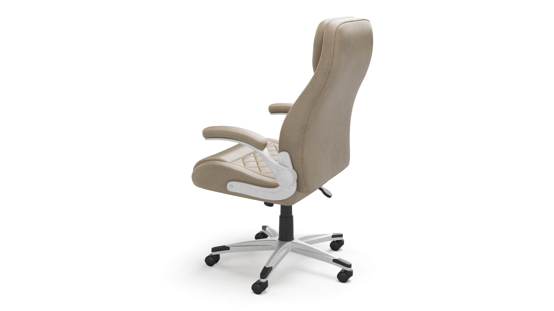 Posture Ergonomic Pu Leather Office Chair - 3D Model by 3dxin