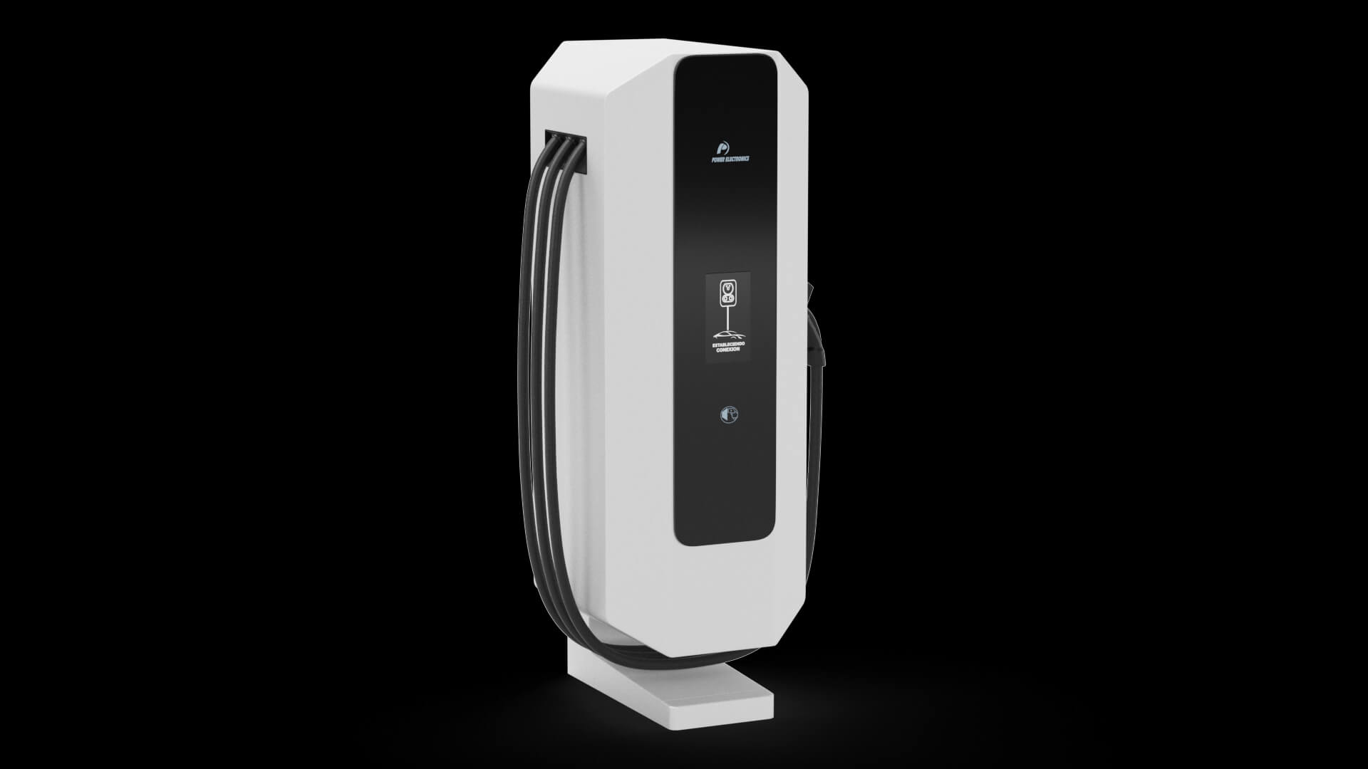 Power Electronics NB50 EV Charging Station - 3D Model by 3dxin