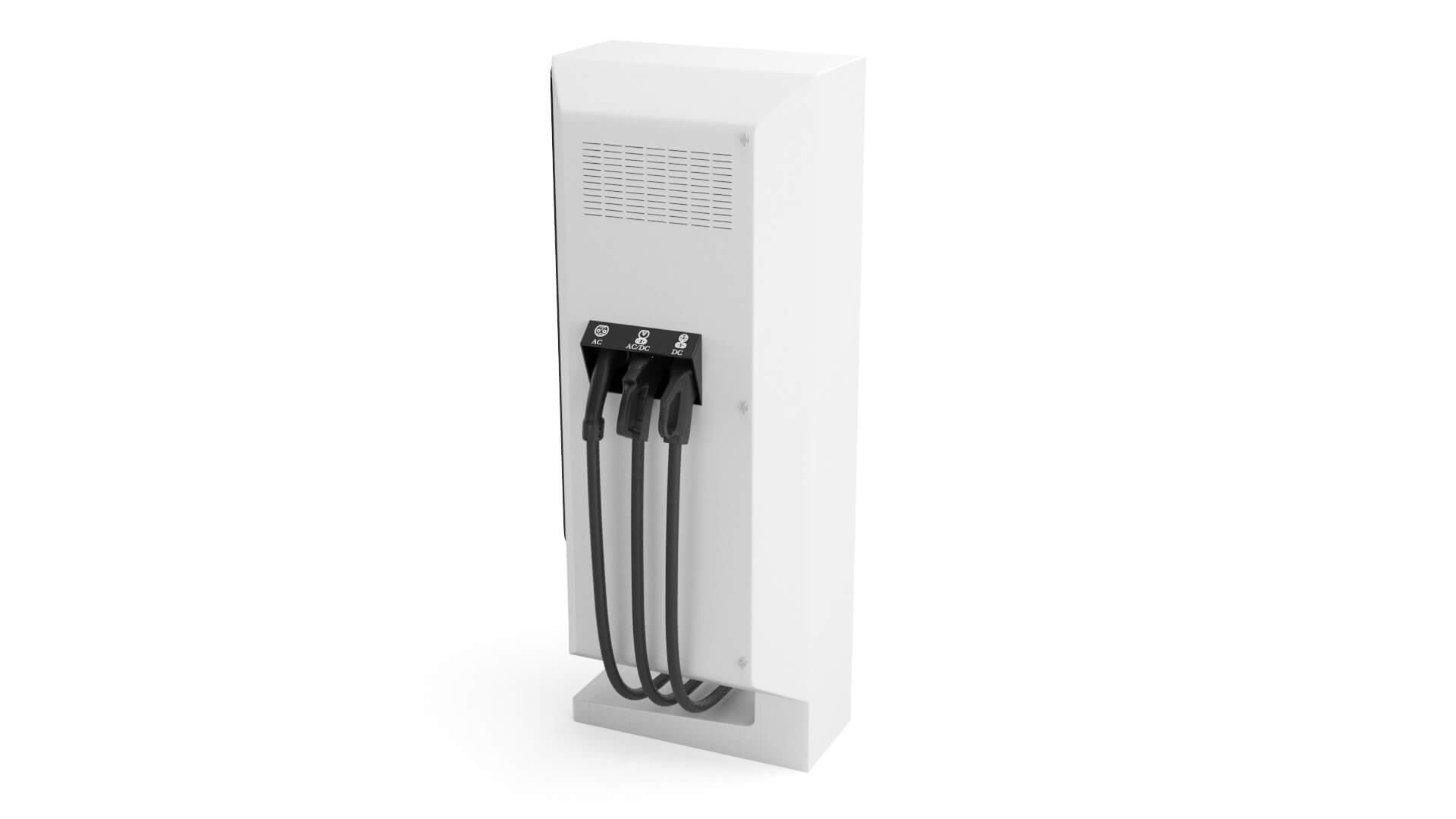 Power Electronics NB50 EV Charging Station - 3D Model by 3dxin
