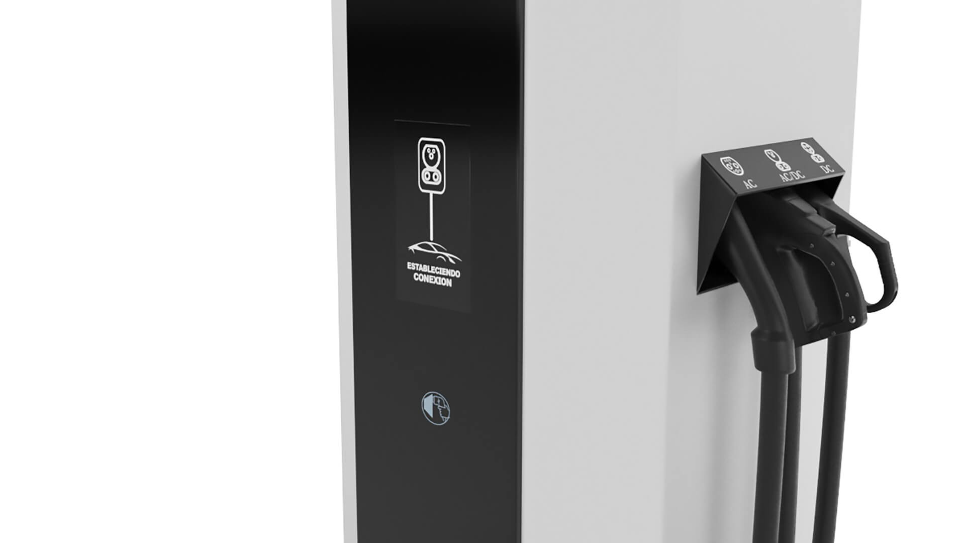 Power Electronics NB50 EV Charging Station - 3D Model by 3dxin