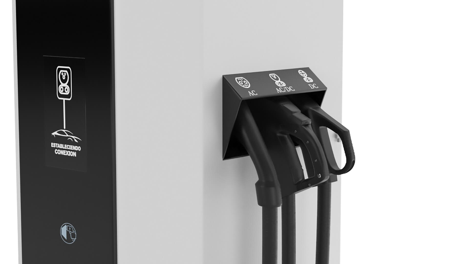 Power Electronics NB50 EV Charging Station - 3D Model by 3dxin