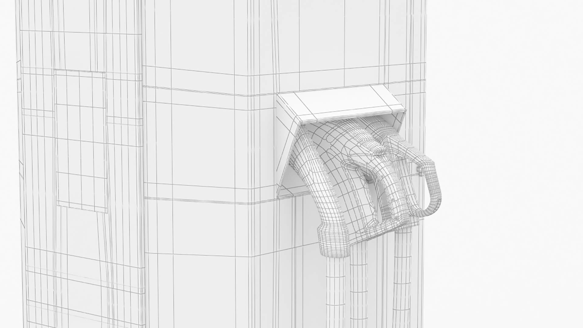 Power Electronics NB50 EV Charging Station - 3D Model by 3dxin