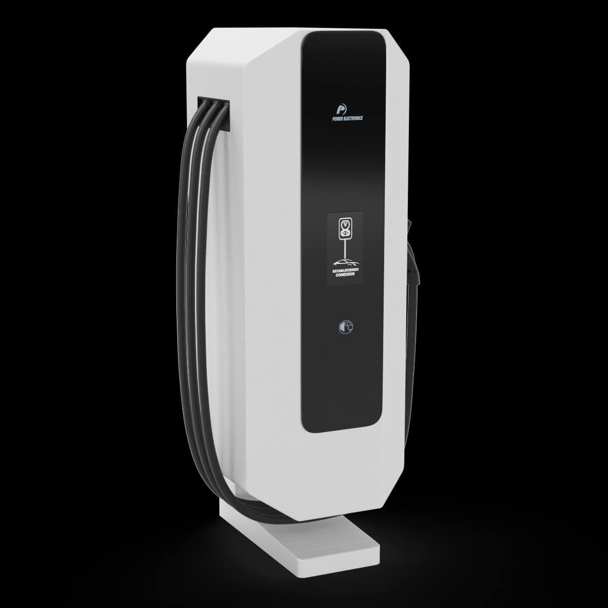 Power Electronics NB50 EV Charging Station - 3D Model by 3dxin