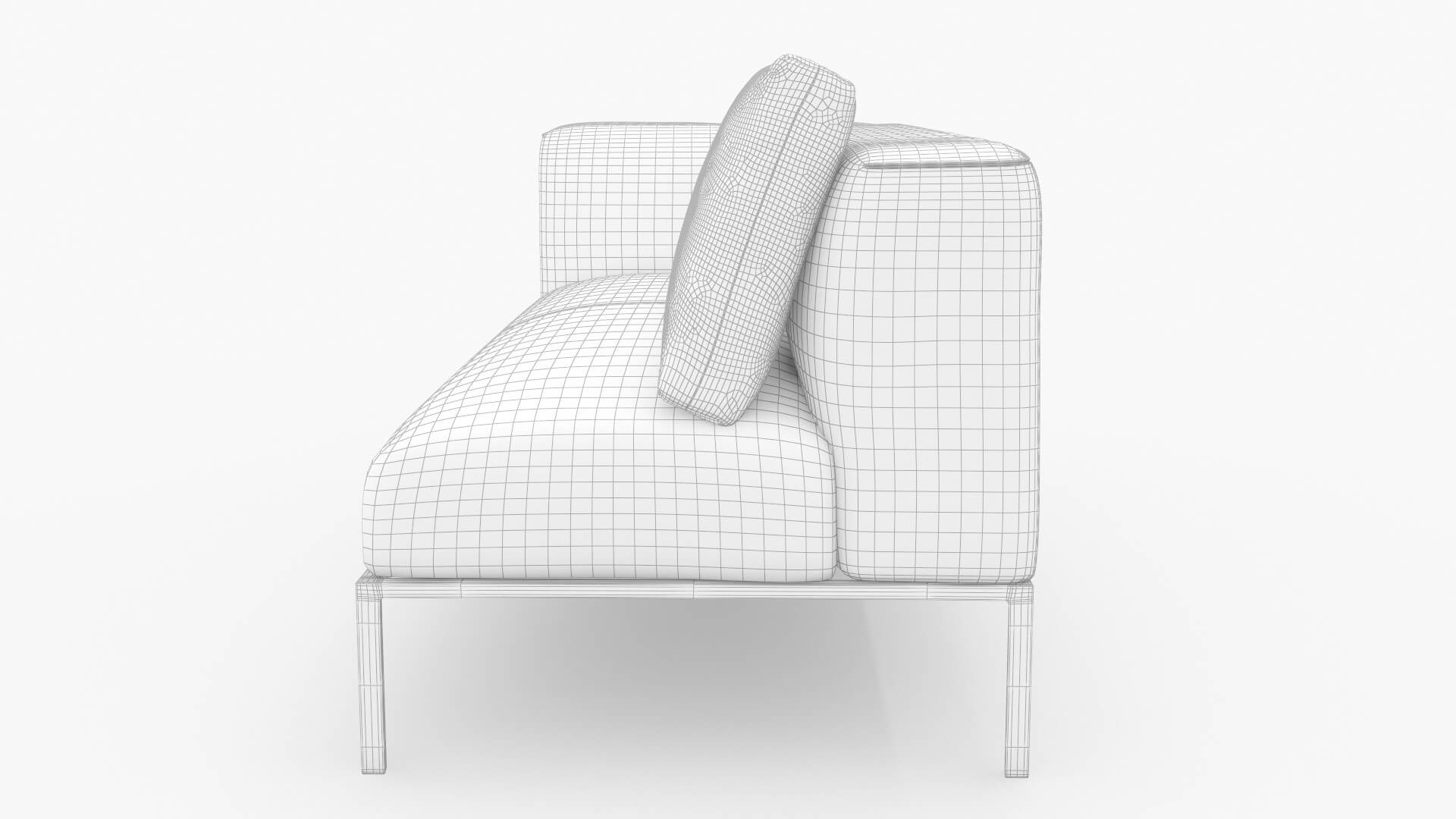 Raglan Modular Sofa - 3D Model by 3dxin