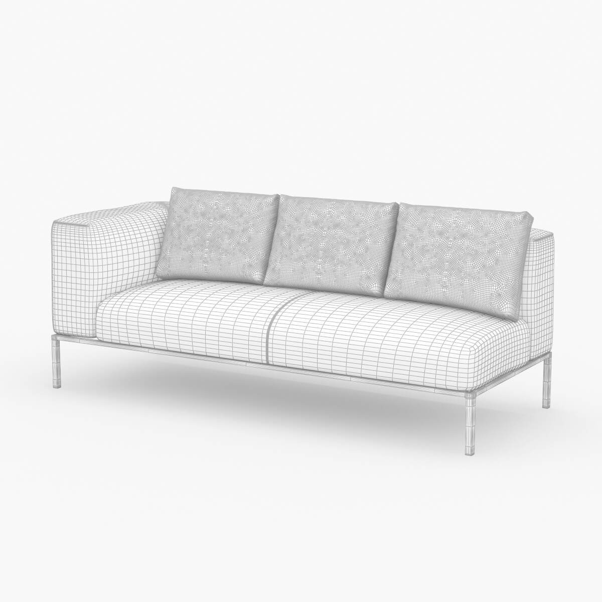 Raglan Modular Sofa - 3D Model by 3dxin