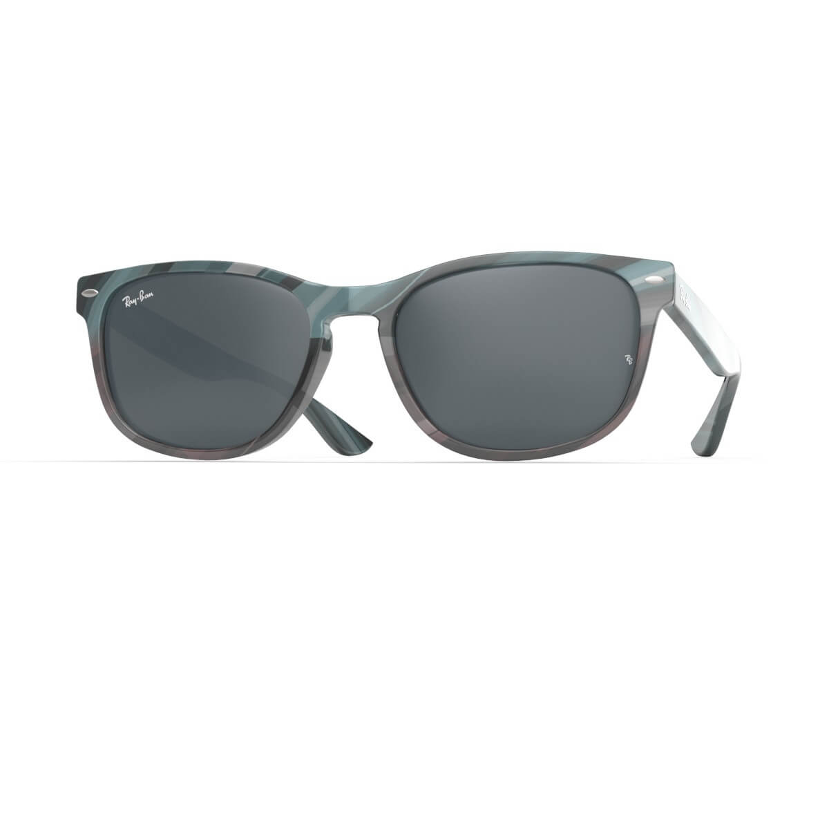Ray Ban RB2184 Non-Polarized Striped Blue Gray 3D Model by 3dxin