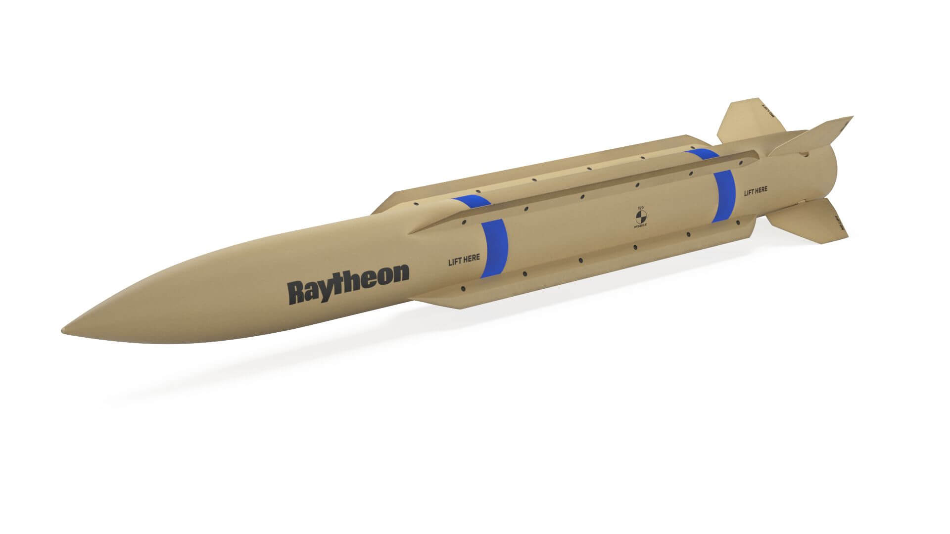 Raytheon Peregrine Amraam Missile - 3D Model by 3dxin