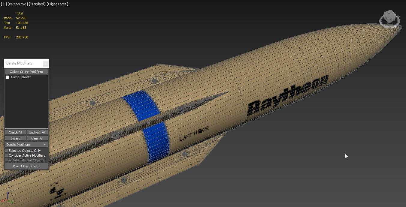 Raytheon Peregrine Amraam Missile - 3D Model by 3dxin