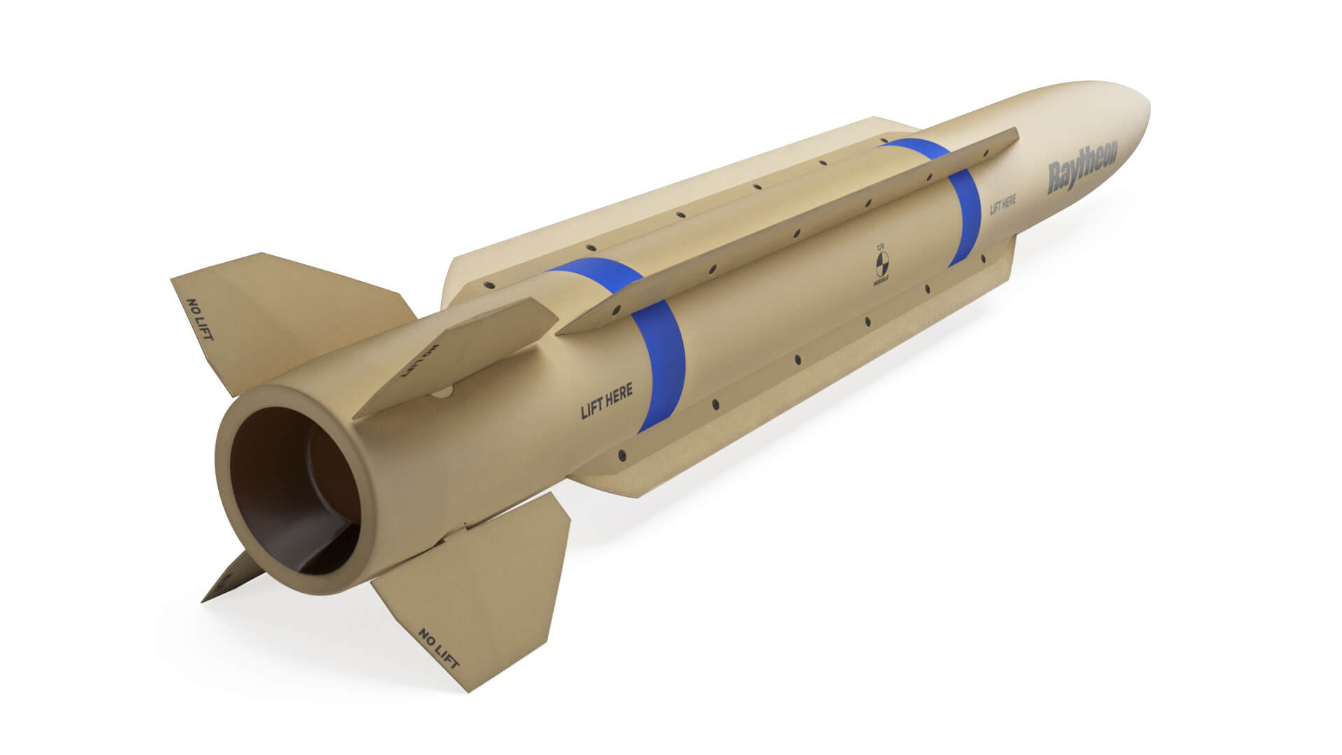 Raytheon Peregrine Amraam Missile - 3D Model by 3dxin