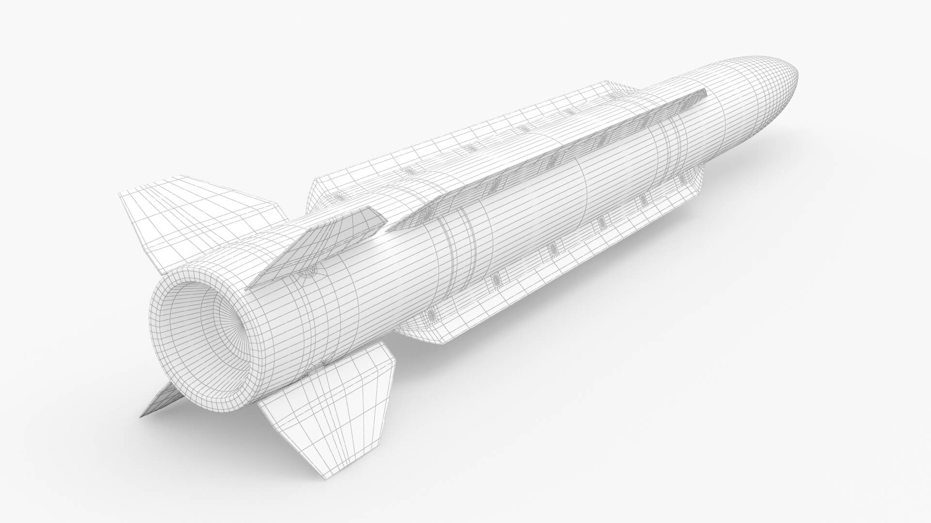 Raytheon Peregrine Amraam Missile - 3D Model by 3dxin