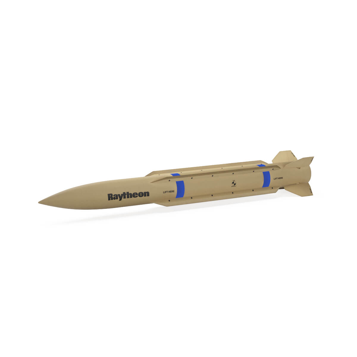 Raytheon Peregrine Amraam Missile - 3D Model by 3dxin