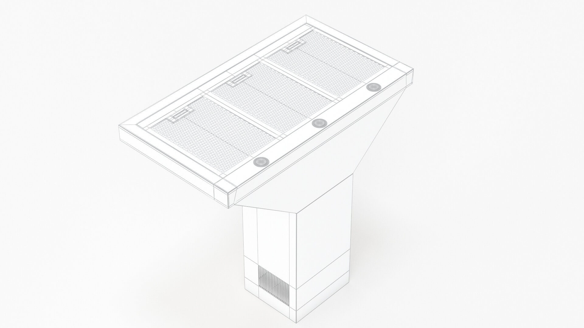 Robinhood 90cm Canopy Range Hood RWC90XCOM - 3D Model by 3dxin