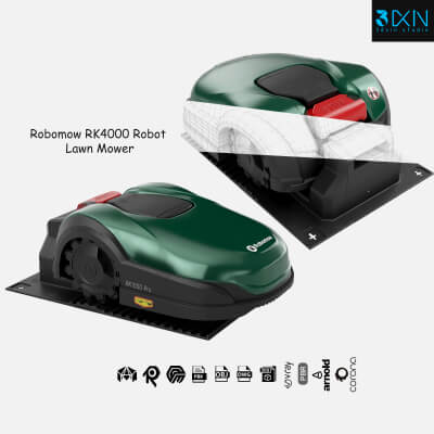 Robomow Rk4000 Robot Lawn Mower - 3D Model by 3dxin