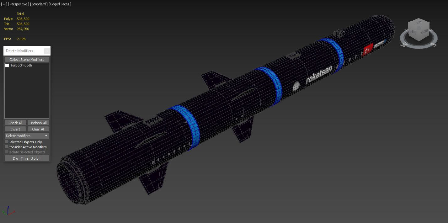 Roketsan Mizrak-U ATGM Anti-Tank Guided Missile 3D Model by 3dxin