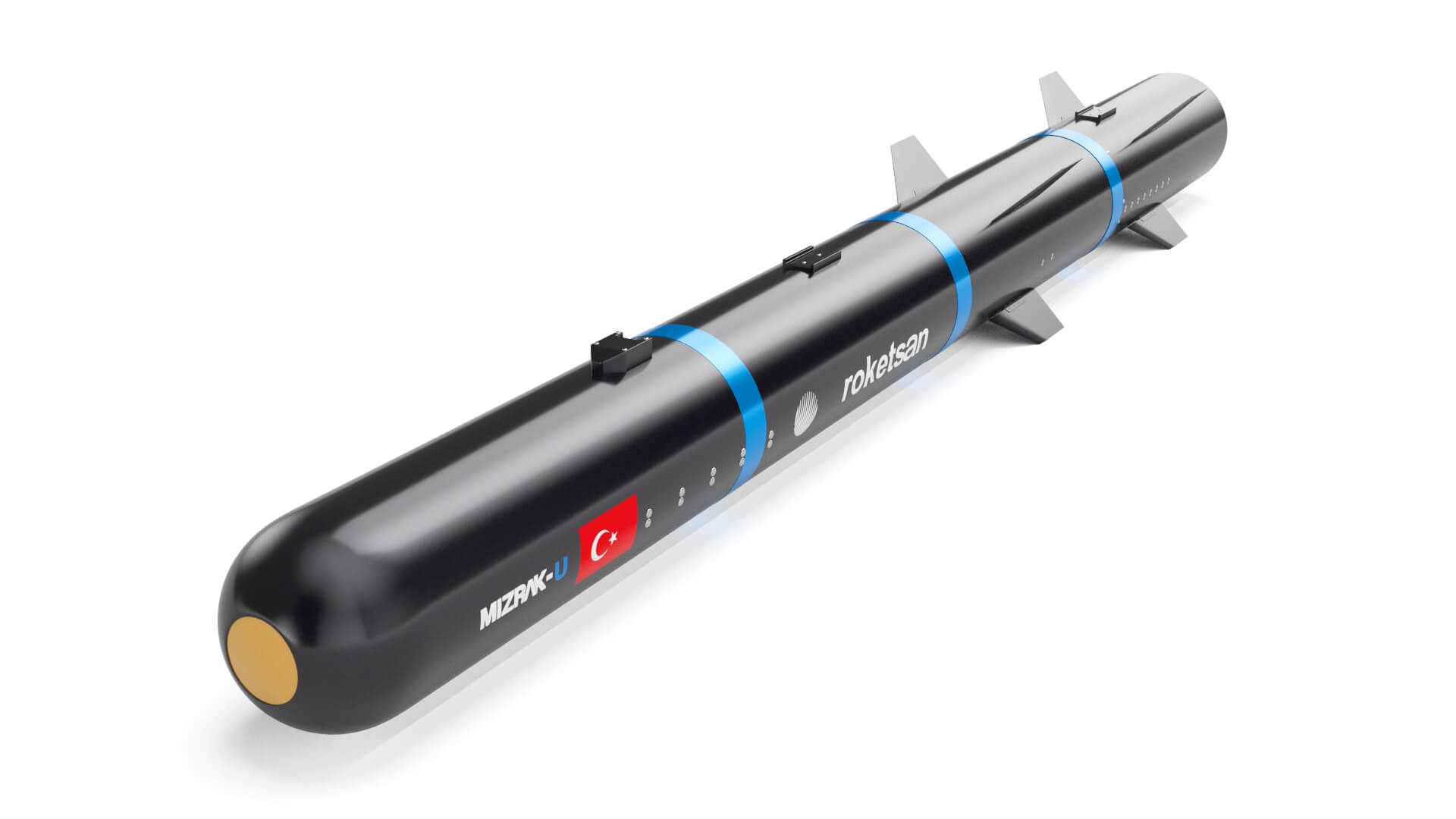 Roketsan Mizrak-U ATGM Anti-Tank Guided Missile 3D Model by 3dxin