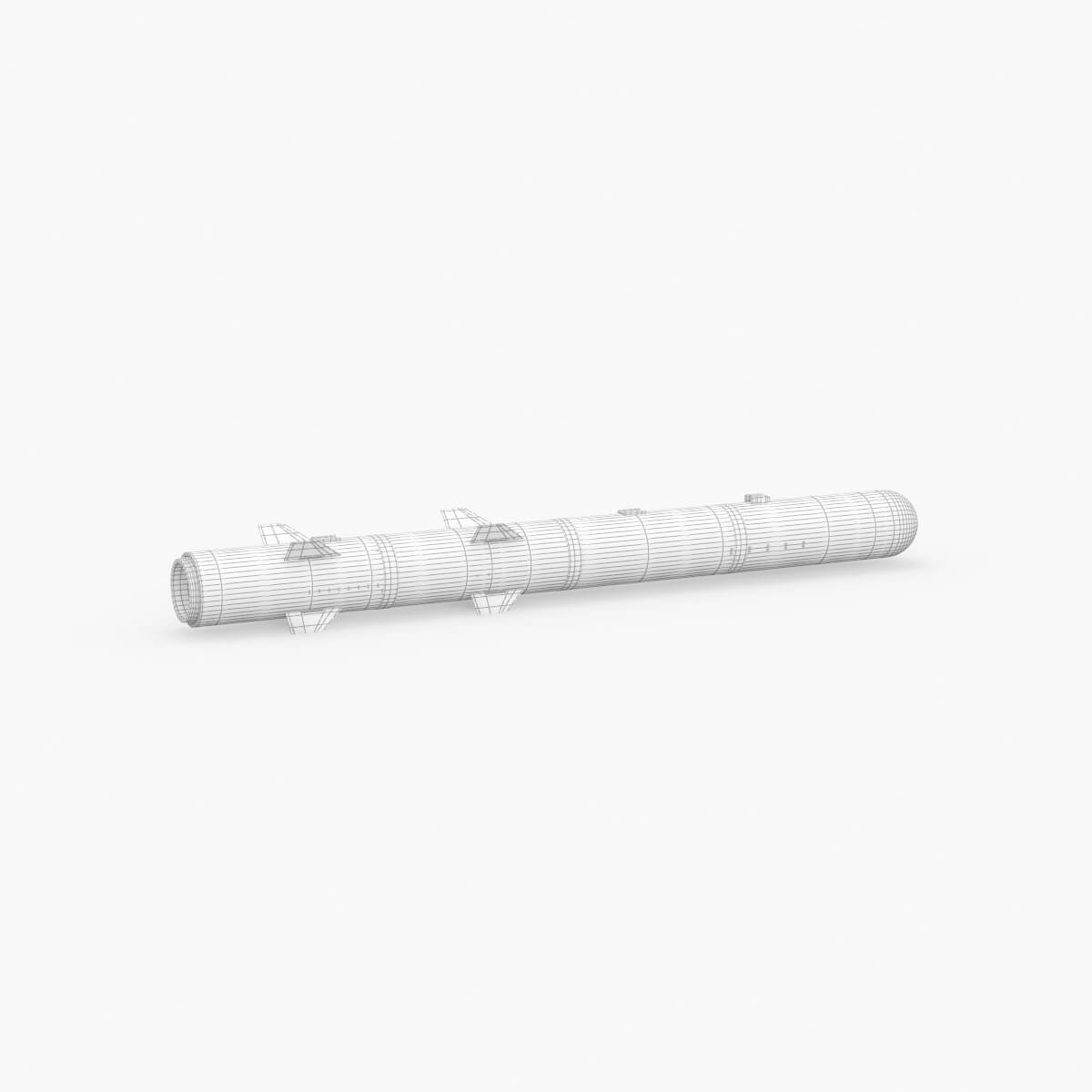 Roketsan Mizrak-U ATGM Anti-Tank Guided Missile 3D Model by 3dxin