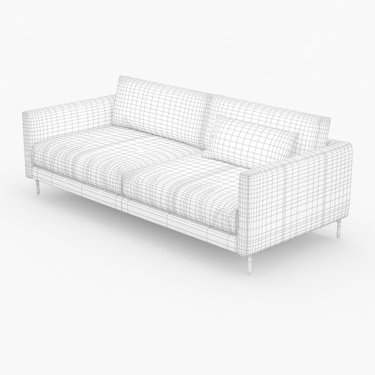 Rolf Benz 333 JOLA Leather Sofa - 3D Model by 3dxin