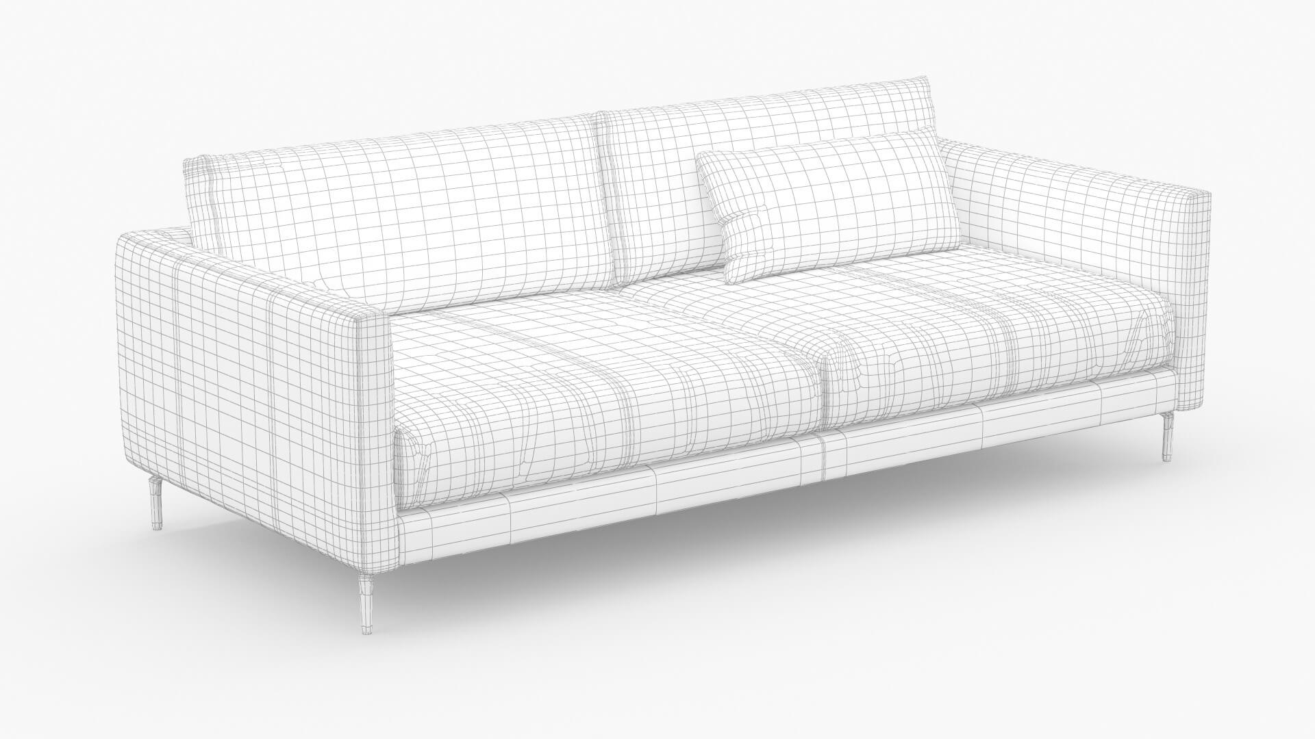 Rolf Benz 333 JOLA Leather Sofa - 3D Model by 3dxin