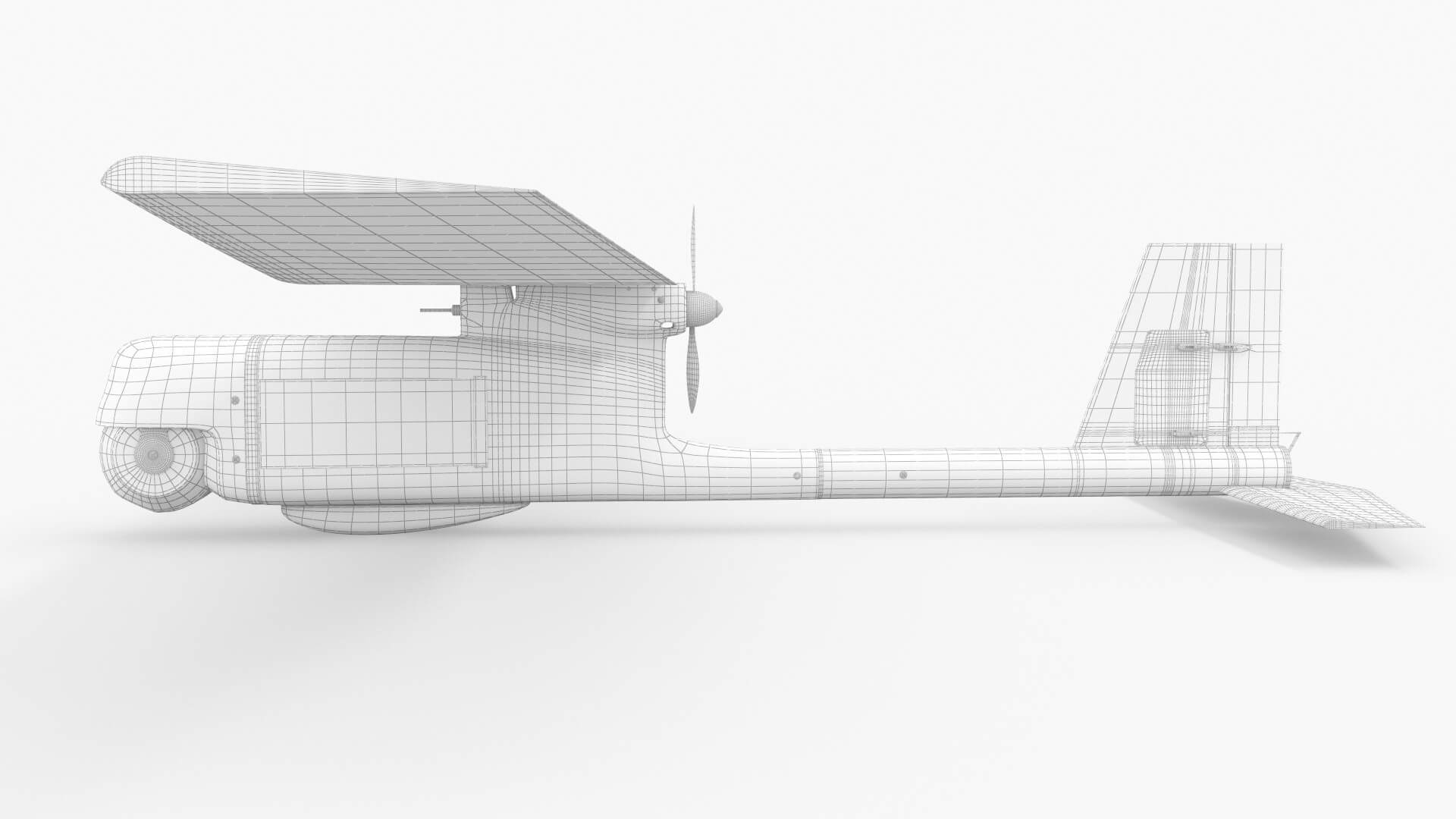 RQ-11 B Raven Unmanned Aerial Vehicle 3D Model by 3dxin