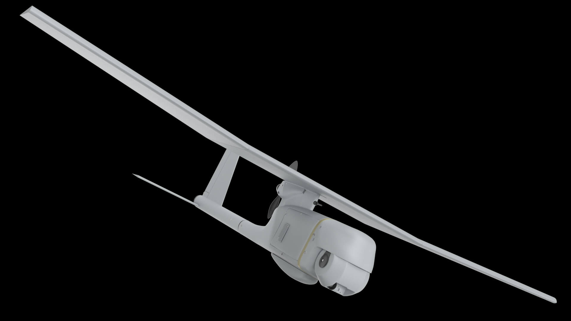 RQ-11 B Raven Unmanned Aerial Vehicle 3D Model by 3dxin