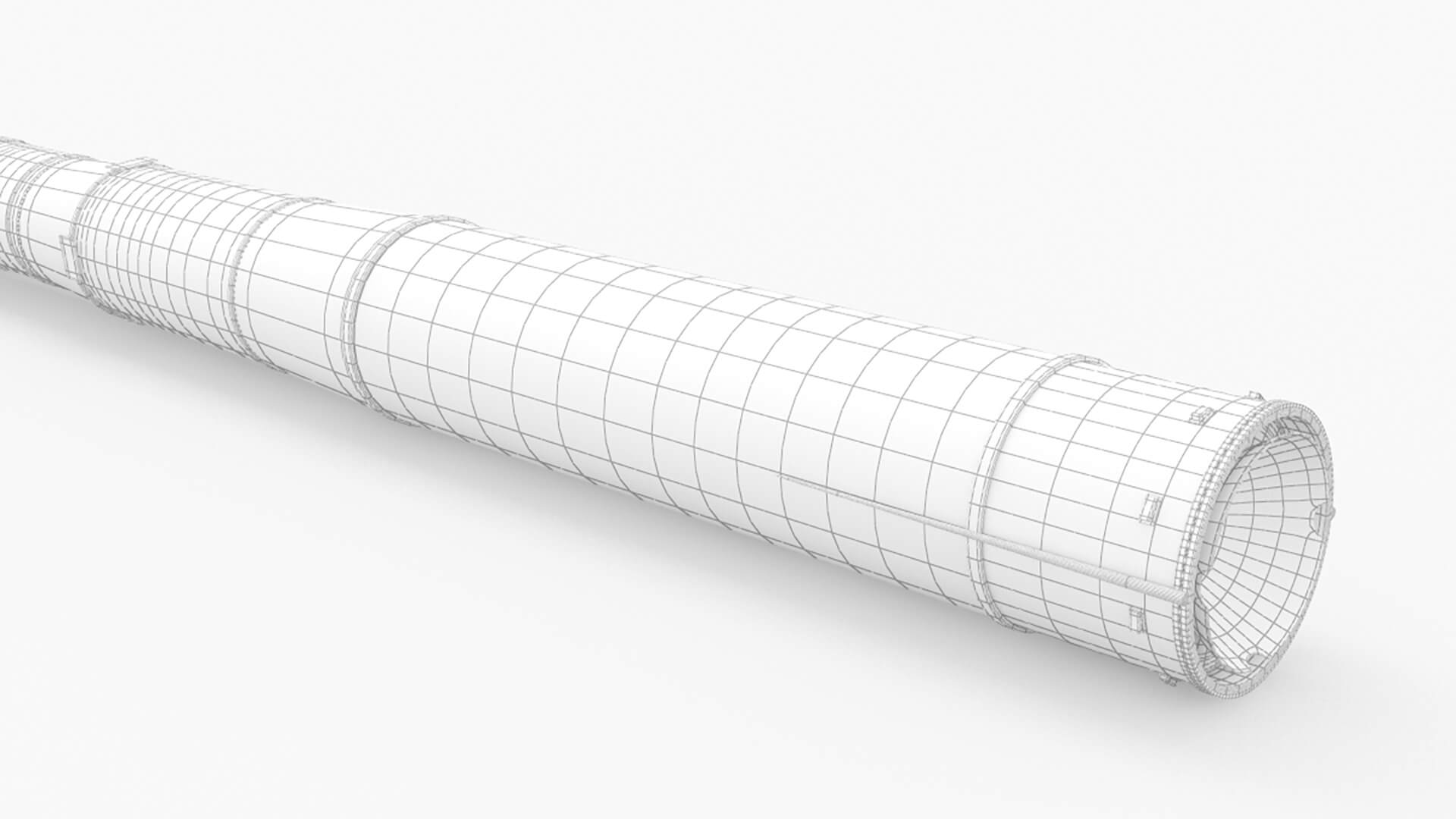 RT-2PM Topol SS-25 Sickle ICBM Missile 3D Model by 3dxin