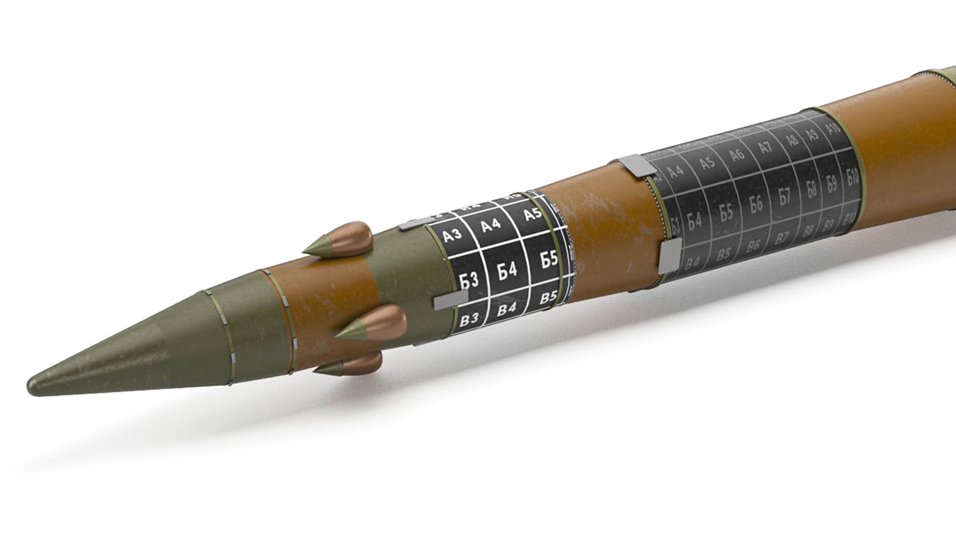 RT-2Pm Topol SS-25 Sickle Icbm Missile 3D Model by 3dxin