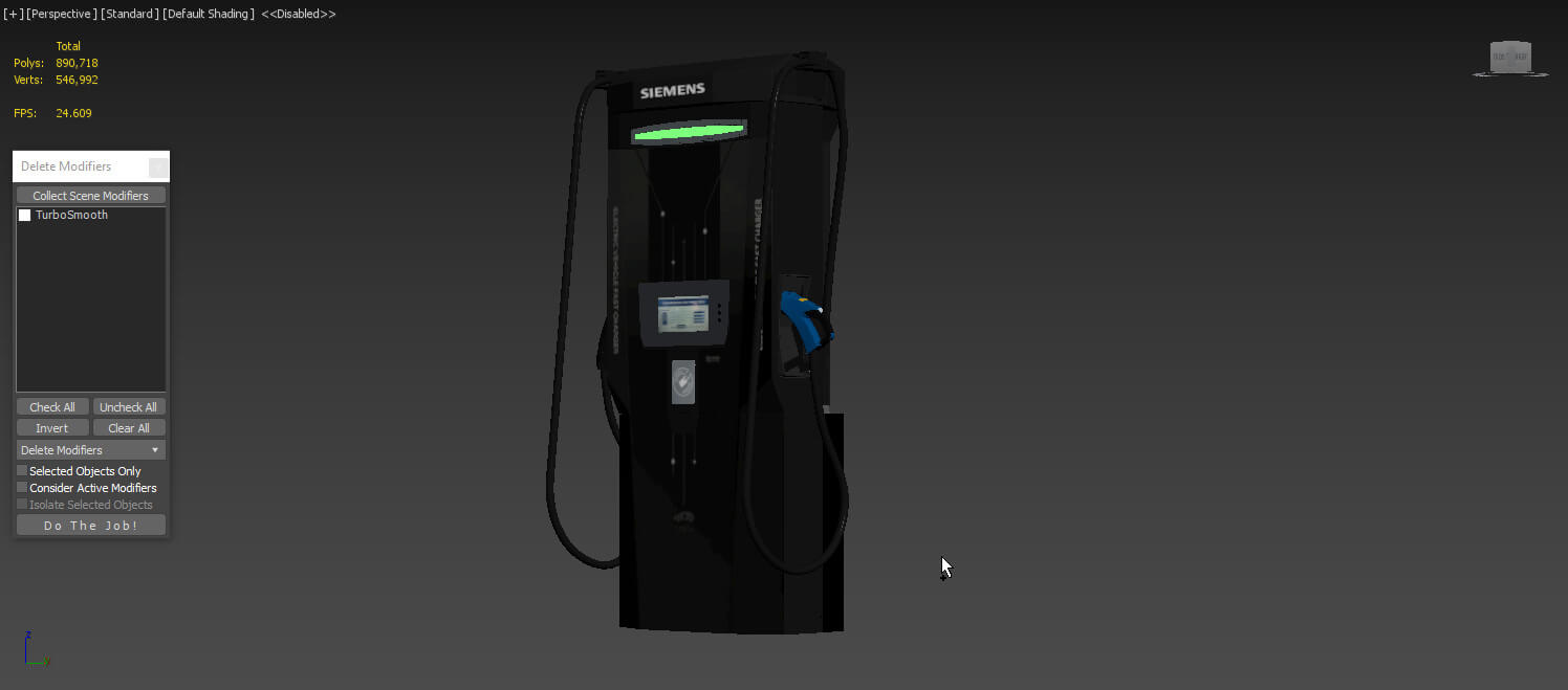 Siemens - Versicharge Ultra 50 Dcfc EV Charger Dispenser 3D Model by 3dxin
