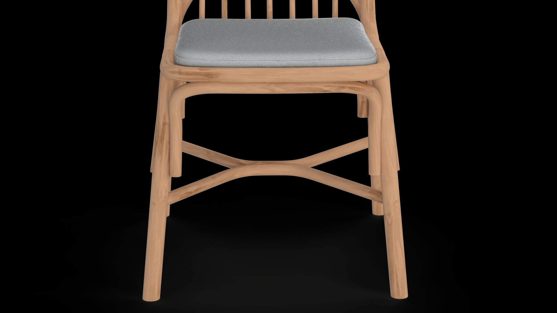 Sillon Rattan Chair With Integrated Cushion - 3D Model by 3dxin