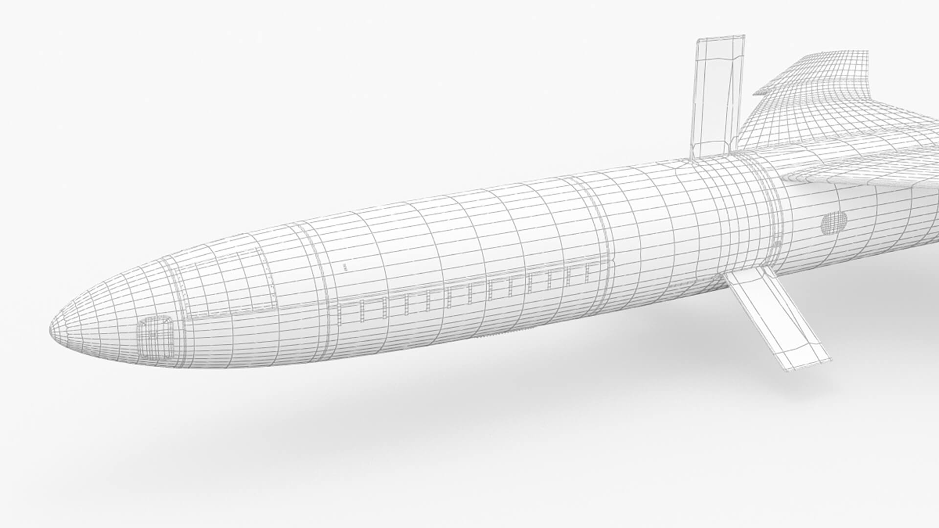 Northrop SM-62 Snark Cruise Missile 3D Model by 3dxin